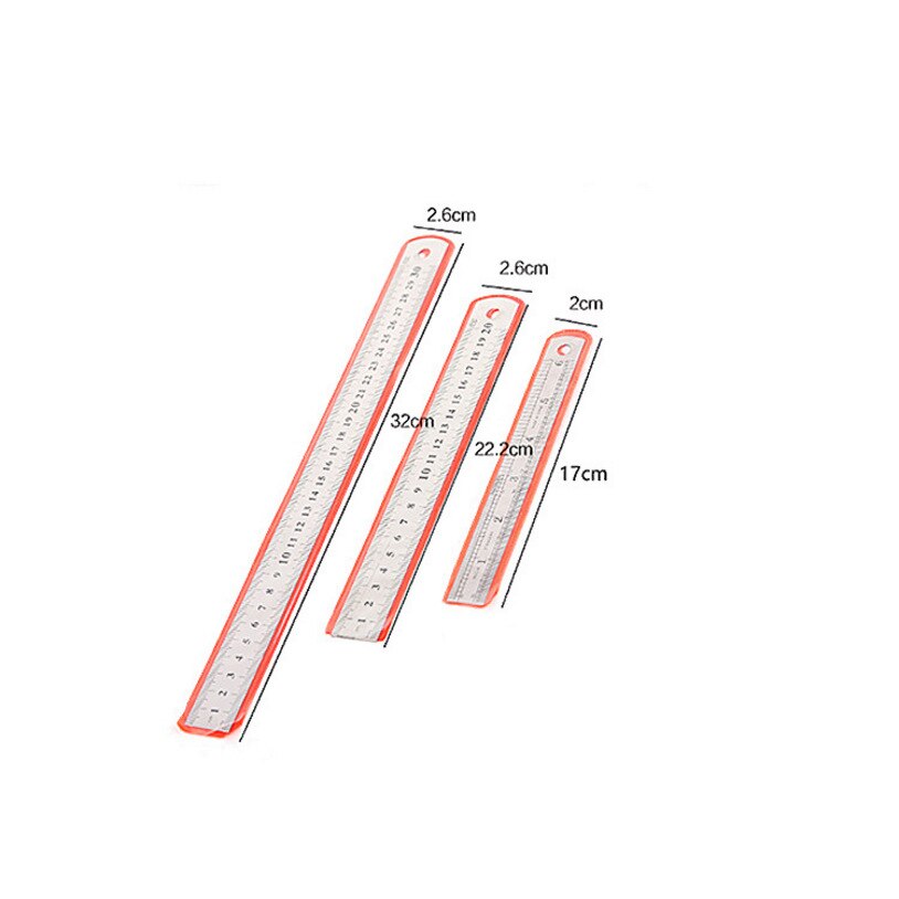 2pcs 15cm Stainless Steel Pocket Measuring Ruler S... – Vicedeal
