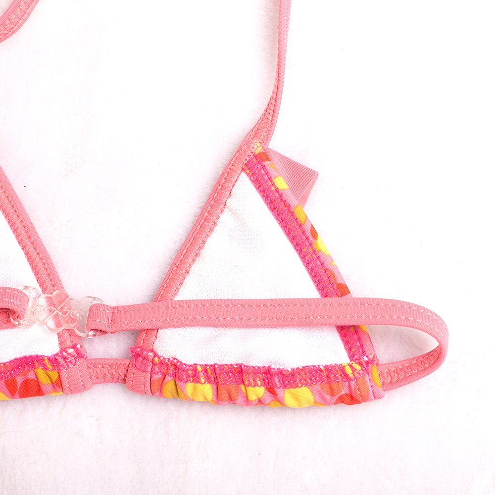 Girls Bikini Swimsuit Set Kids Ruffle Two-Pieces B... – Grandado