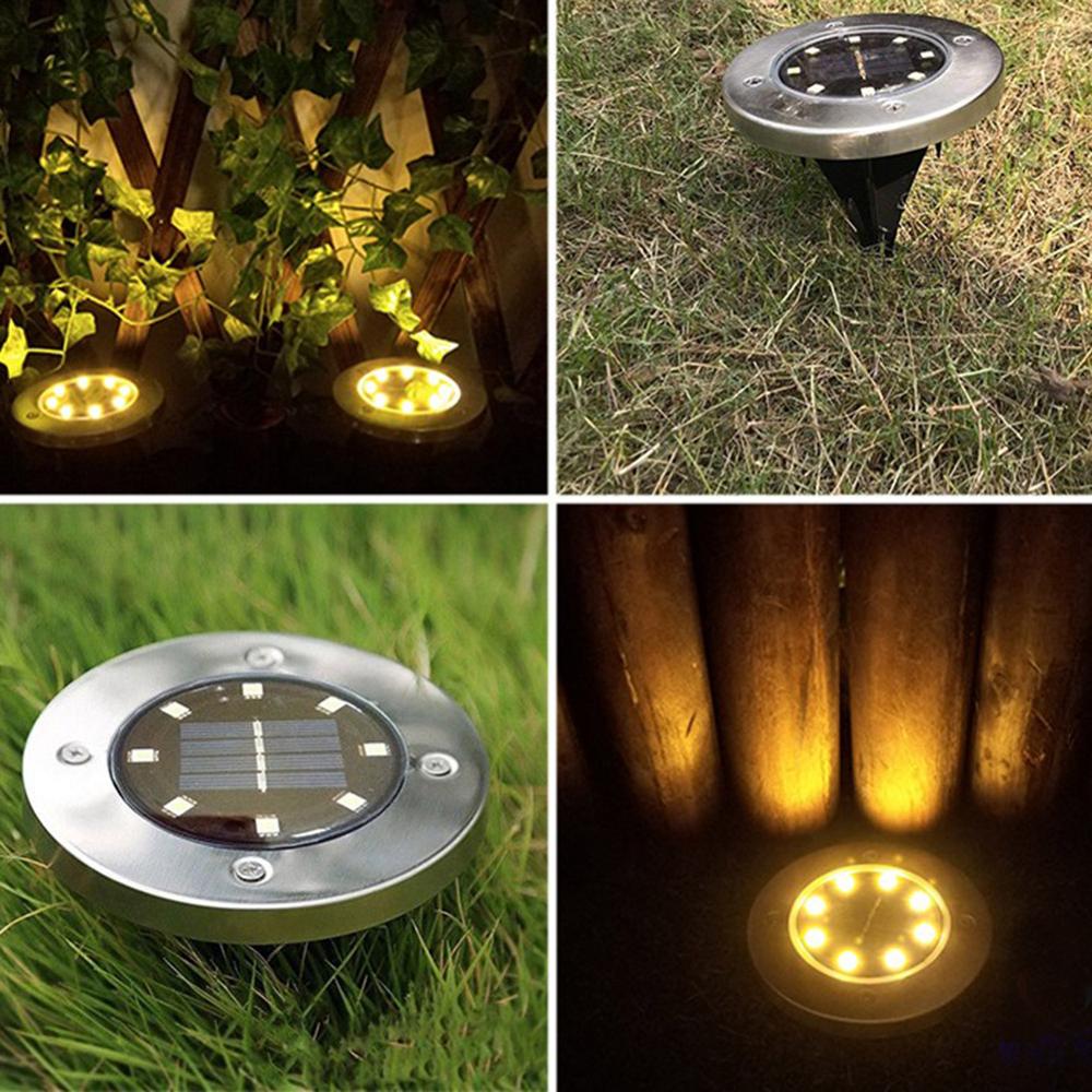 LED Solar Pfad Licht 4/8/10/ LED Solar Power Begra... – Vicedeal