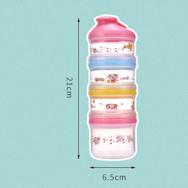 4-Layer Portable Baby Milk Powder Container Baby S... – Vicedeal