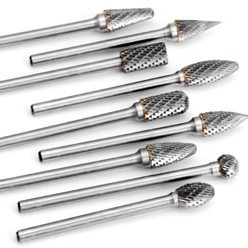 10 Stuks Tungsten Carbide Roterende Bramen 3X6 Mm ... – Vicedeal
