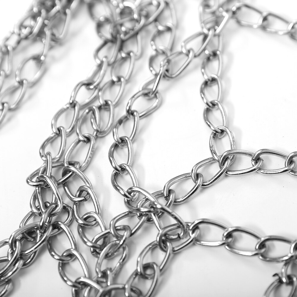 Sports Basketball Hoop Metal Net Goal Rim Chain Me... – Grandado