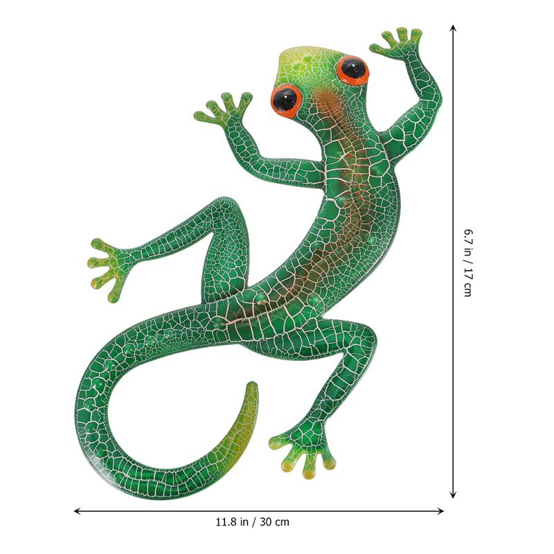 Metal Gecko 3D Wall DIY Realistic Vivid Sculpture ... – Grandado