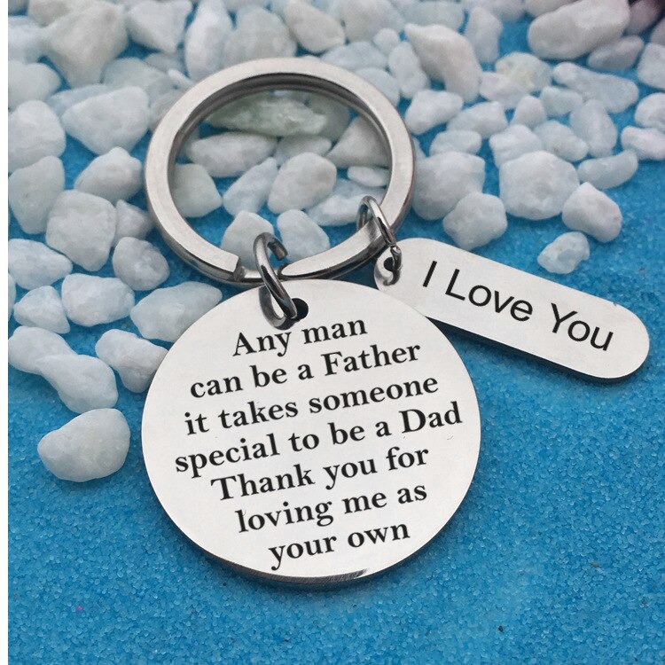 Father's Day Day Stainless Steel Key Ring Any Man ... – Grandado