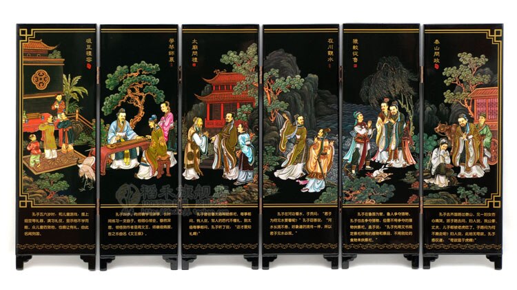 MINI Screen Folding Screens 6 Joined Panels Decora... – Grandado