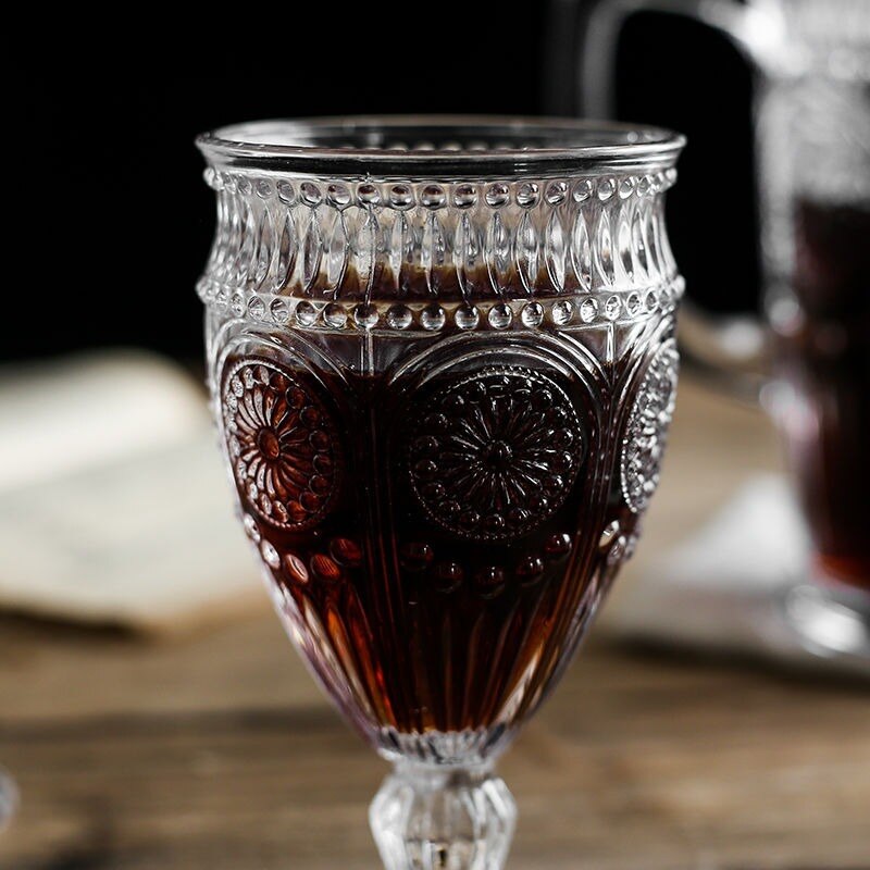 Glass Crystal Cup Milk Tea Retro Champagne Bubble ... – Grandado