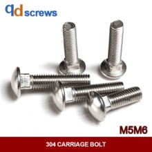 304 M5M6 carriage bolt horse model stainless steel... – Vicedeal