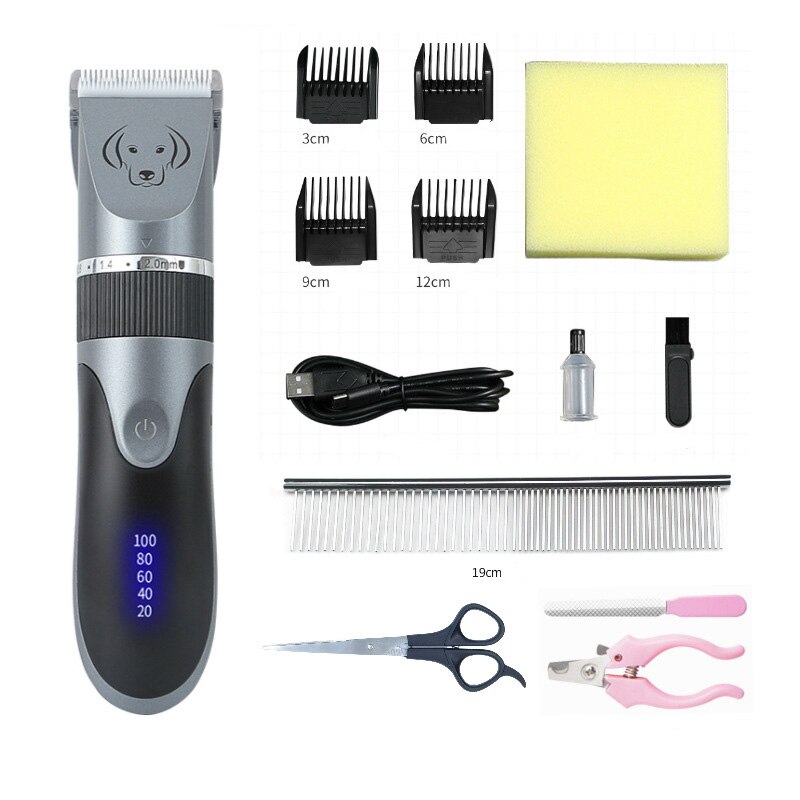 Pet Cat Hair Clippers Grooming USB Rechargeable Lo... – Grandado