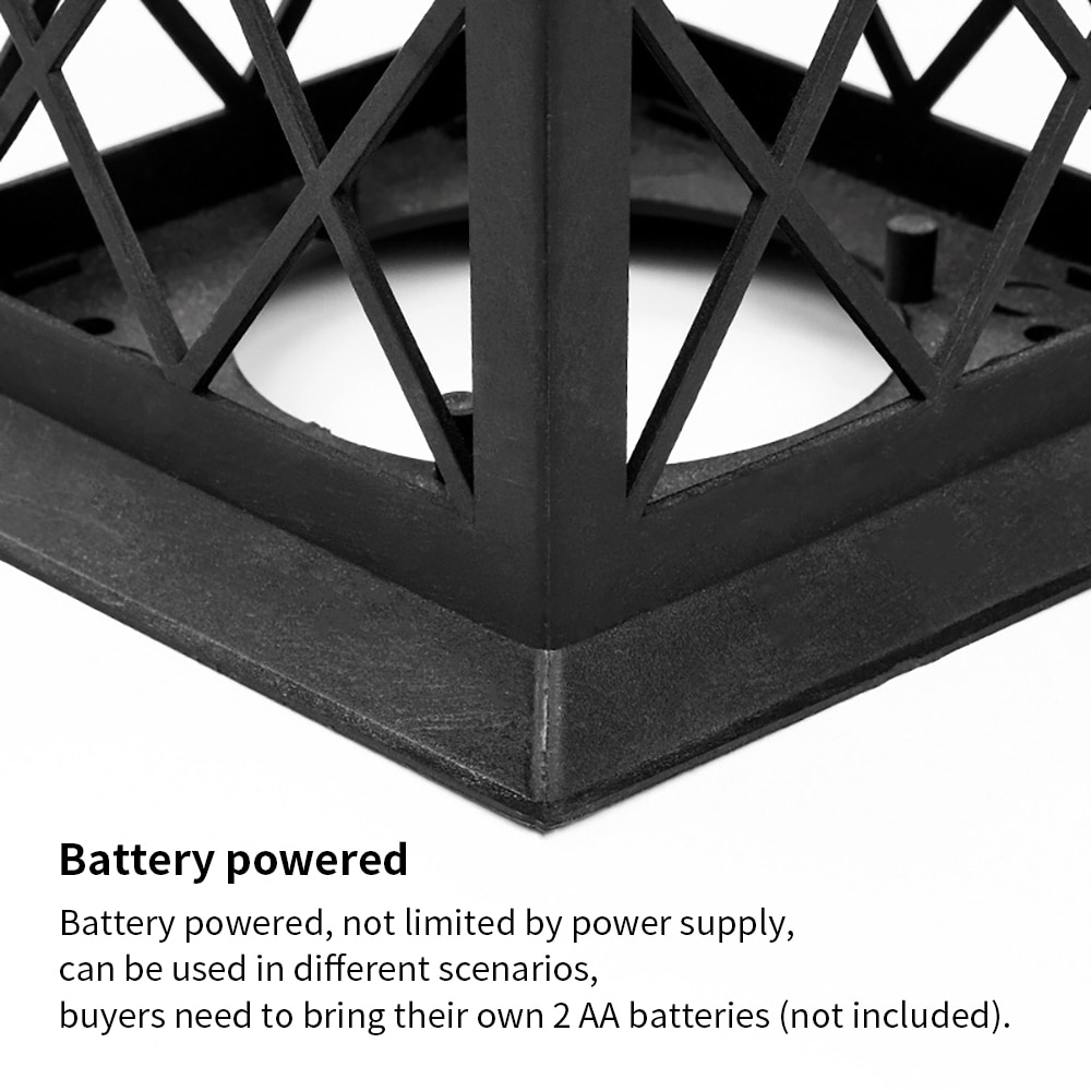 Oval Shape Battery Light Retro Courtyard Decoratio... – Grandado
