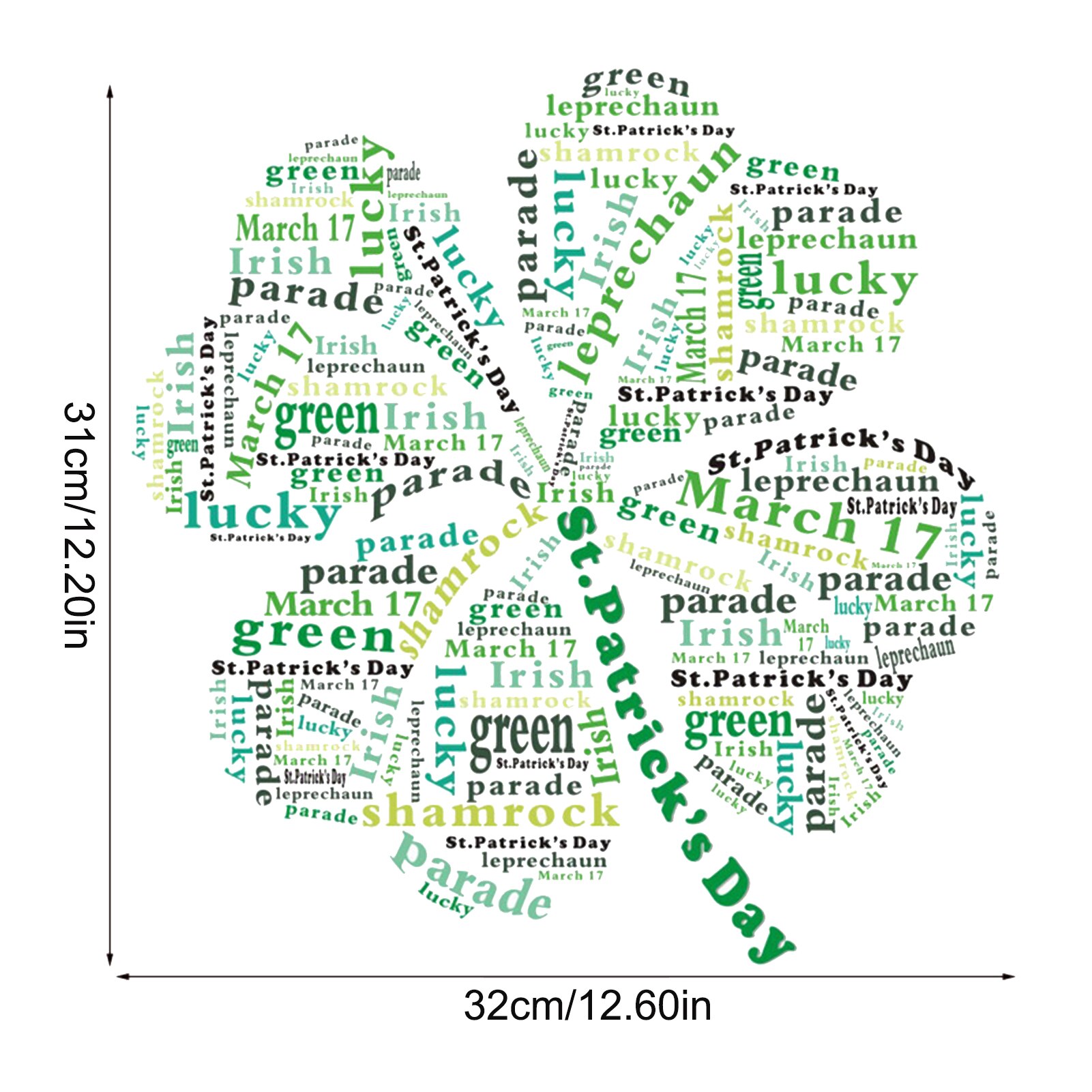 Clover Stickers St Patrick's Day Shamrock Stickers... – Grandado