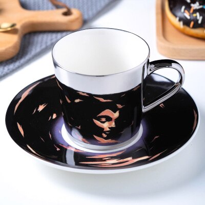 European Style Inverted Image Ceramic Coffee Cup S... – Grandado