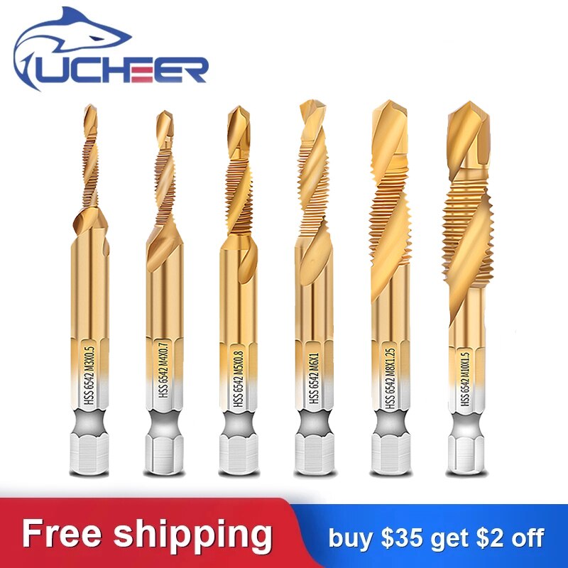 Ucheer 1Pcs Composite Boren En Tappen Geïntegreerd... – Vicedeal