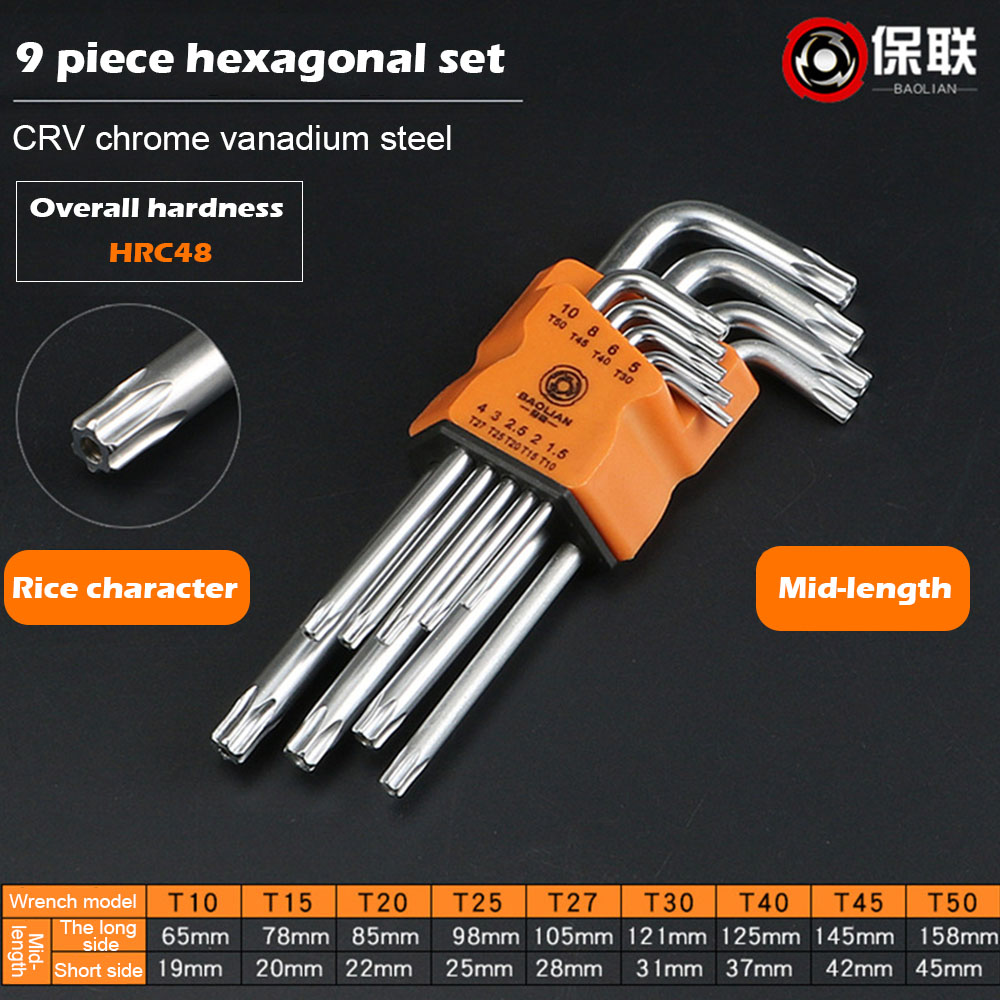 BAOLIAN Allen Key Set Hex Wrench Screwdriver Set H... – Vicedeal