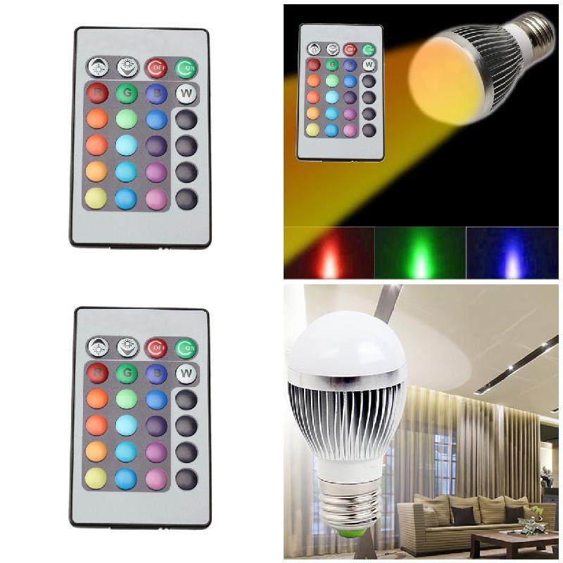 16 Color Change Rgb Led Light Bulb Lamp Ir Remote ... – Grandado