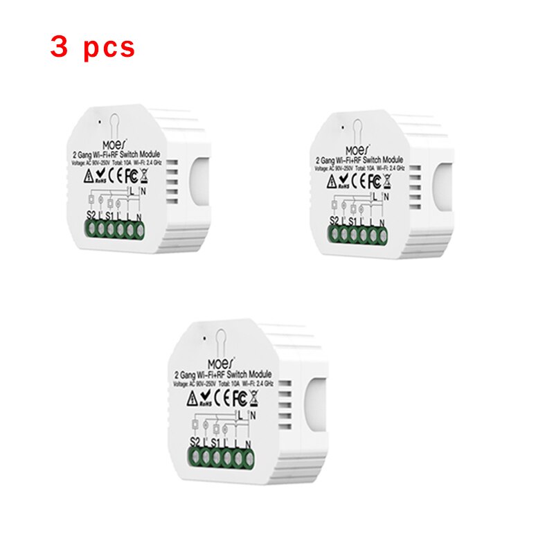 16A Mini Smart Wifi DIY Switch Timer Supports 2 Wa... – Grandado