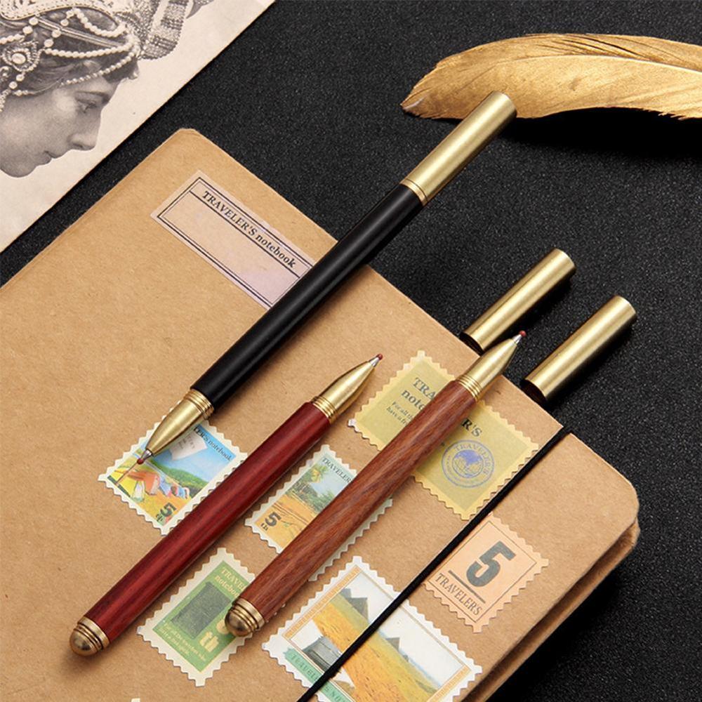 Vintage Wood Body Ballpoint Pen Ball Pens Business... – Vicedeal