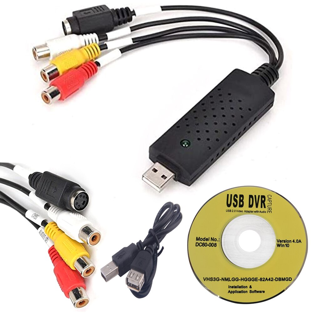 USB Tarjeta de Captura de vídeo adaptador de TV DV... – Grandado