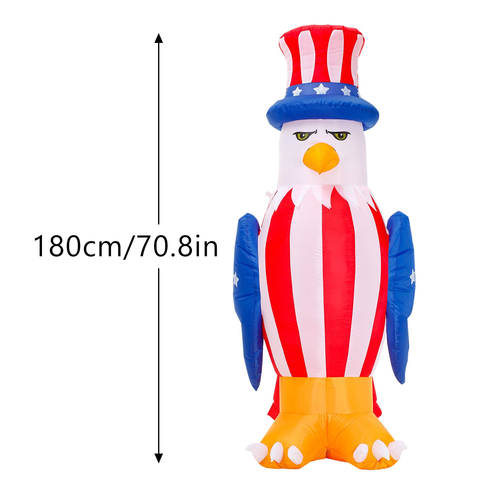 6 Foot Tall Inflatable Toys Patriotic Independence... – Grandado