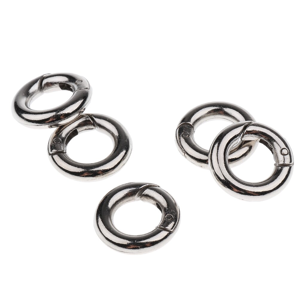 5x Round Carabiner Camping Spring Snap Clip Hook K... – Vicedeal