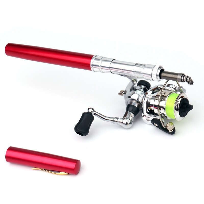 Portable Pocket Mini Fishing Combo Metal Rod +Spin... – Vicedeal