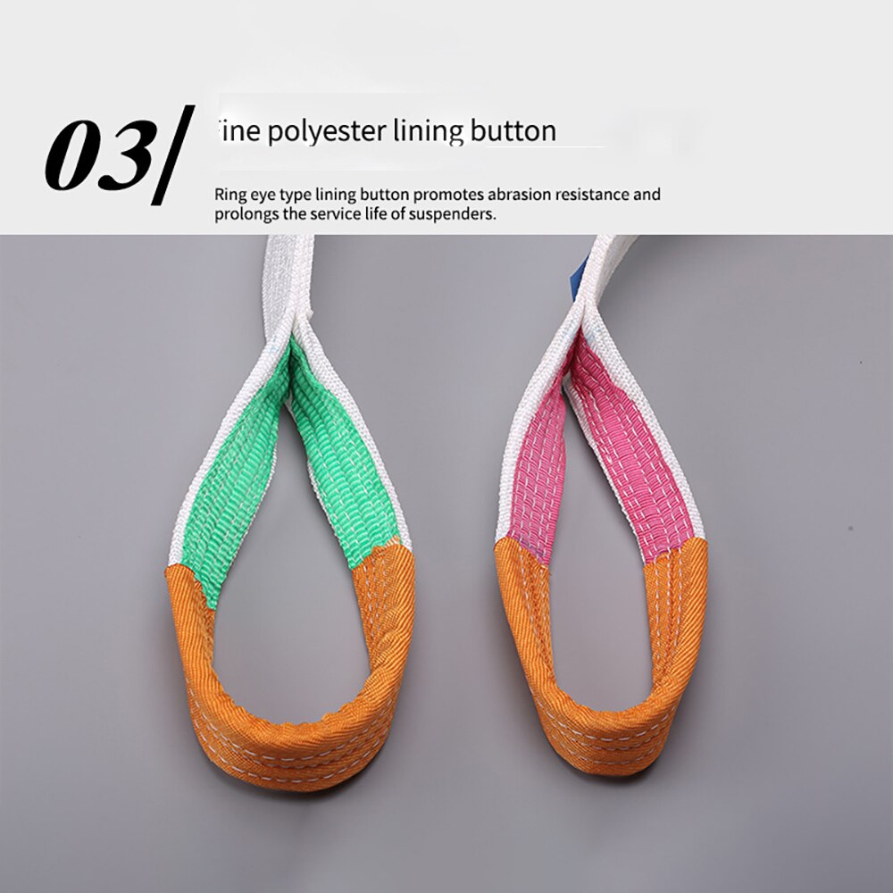 3T White Flat Lifting Webbing Sling Industrial Hig... – Grandado