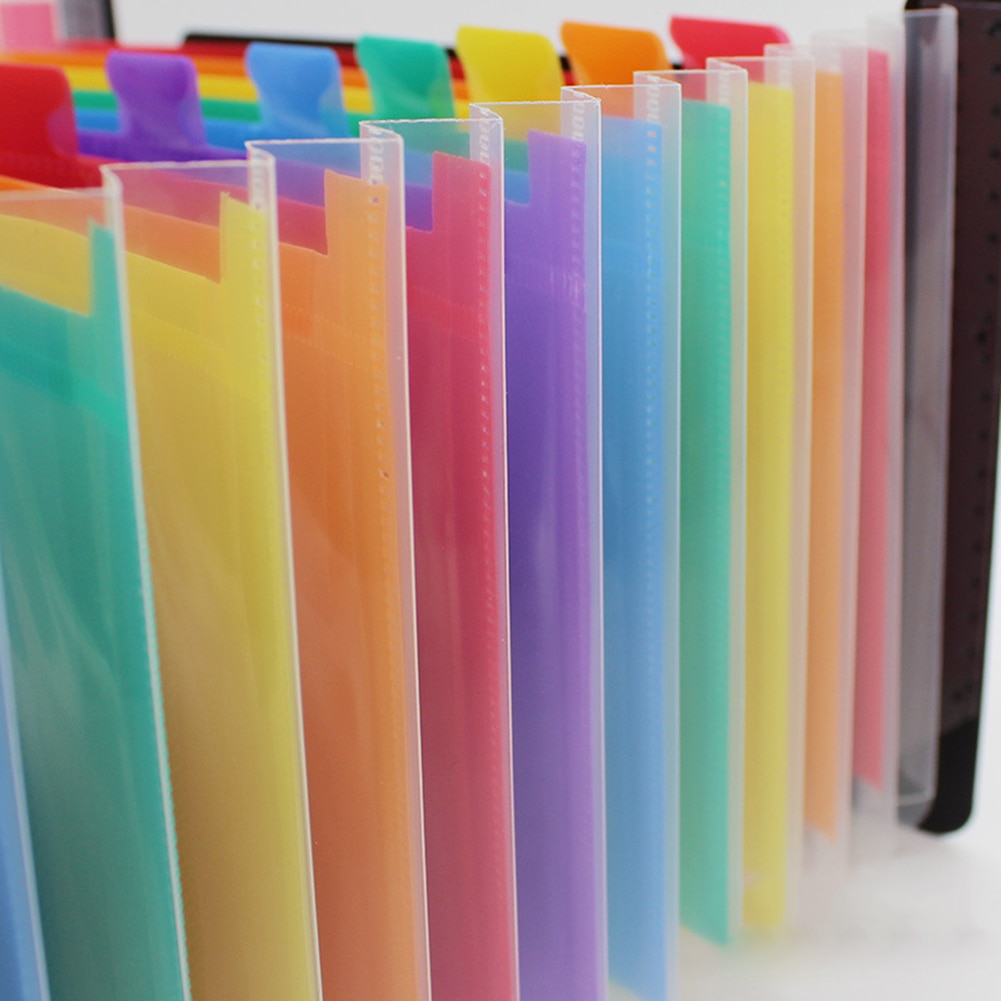 Colorful A5 Multi-Layer Expanding File Receipt Fol... – Grandado