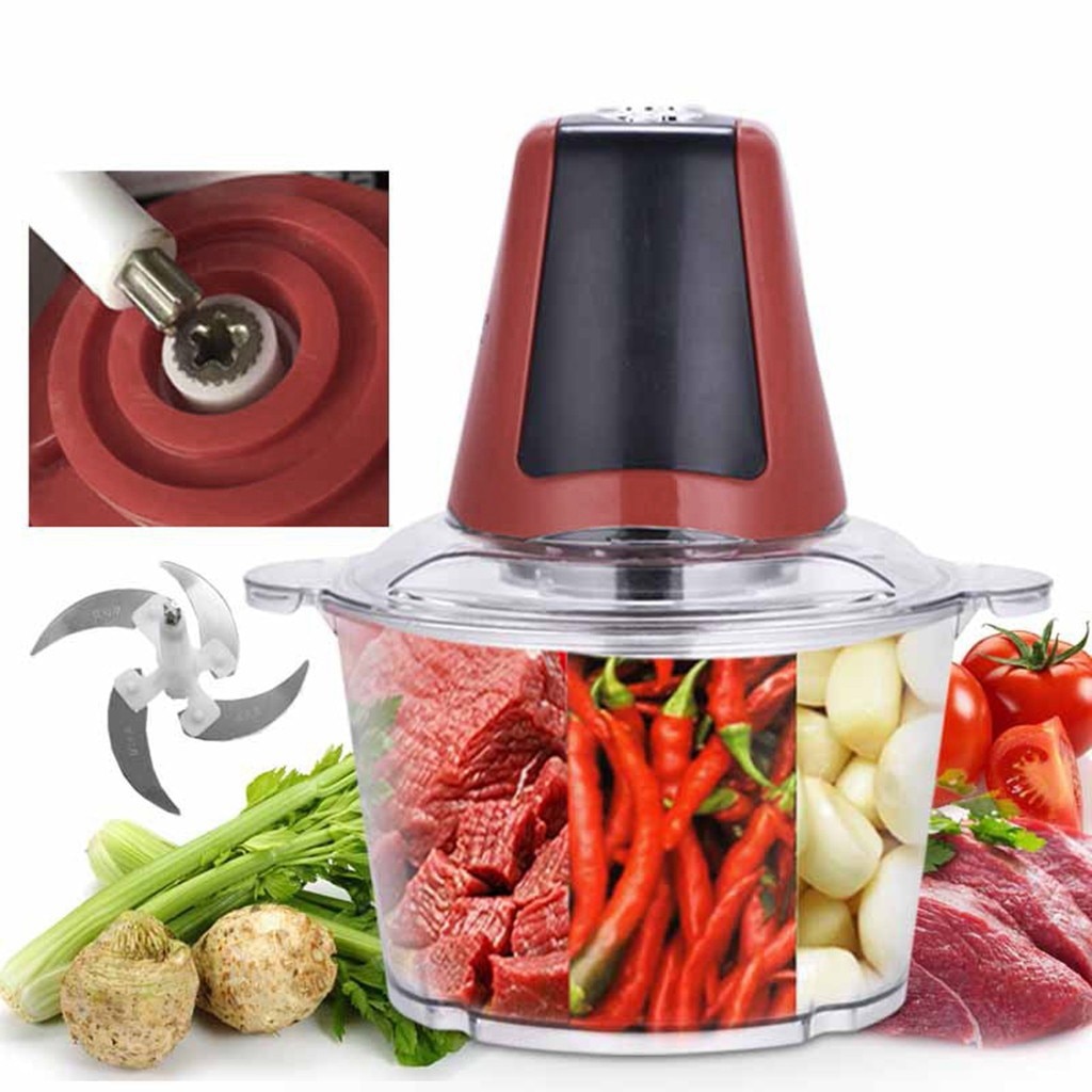 2/3L Multifunctional Electric Food Processor Elect... – Vicedeal