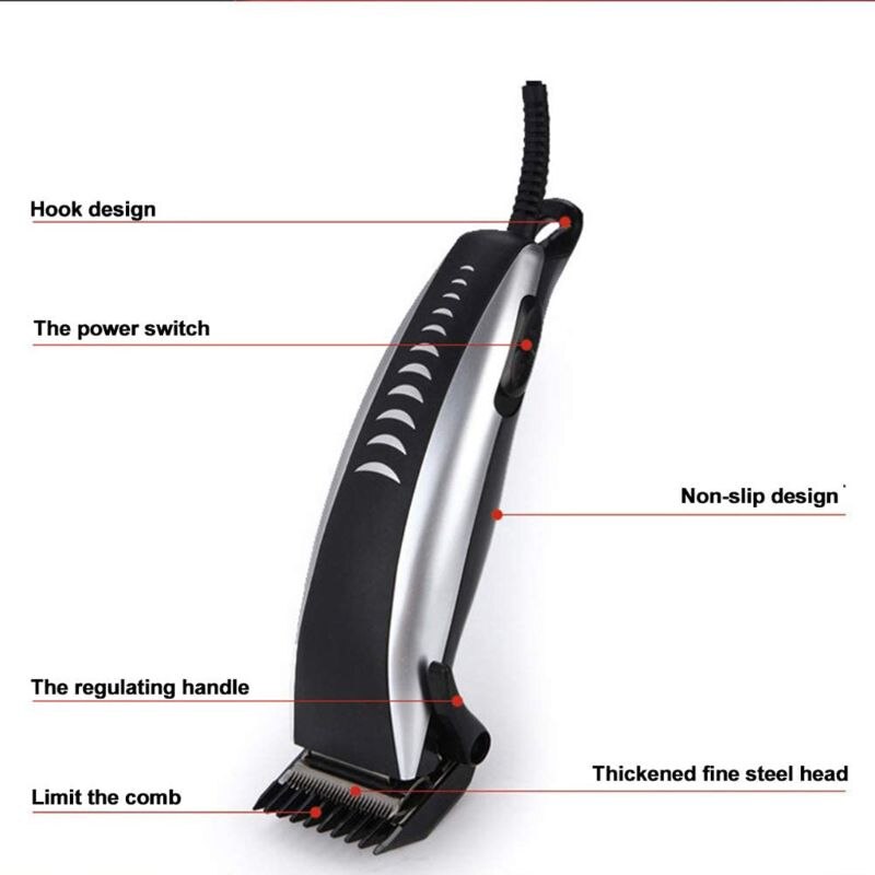 Electric Plug-In Hair Clippers Beard Trimmer Barbe... – Grandado
