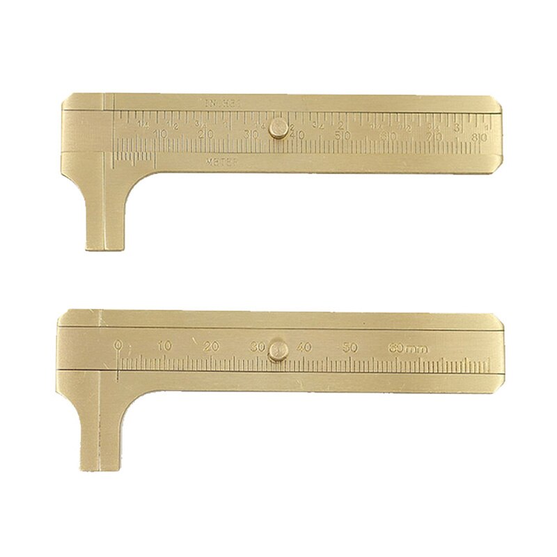 Mini Solid Brass Sliding Gauge Vernier Caliper 80m... – Vicedeal