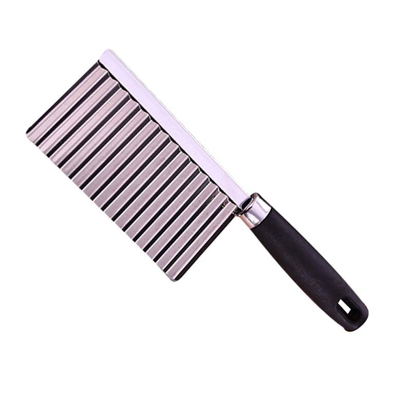 Potato French Fry Cutter Wavy Edged Knife Stainles... – Vicedeal