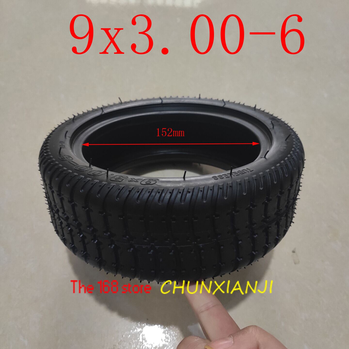 Size 9X3.00-6Tubeless Tyre 9*3.00-6 Vacuum Tire Si... – Grandado