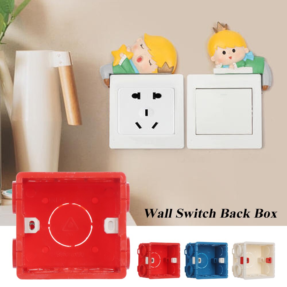 Wall Switch Box Socket Cassette Plastic Single Wal... – Grandado