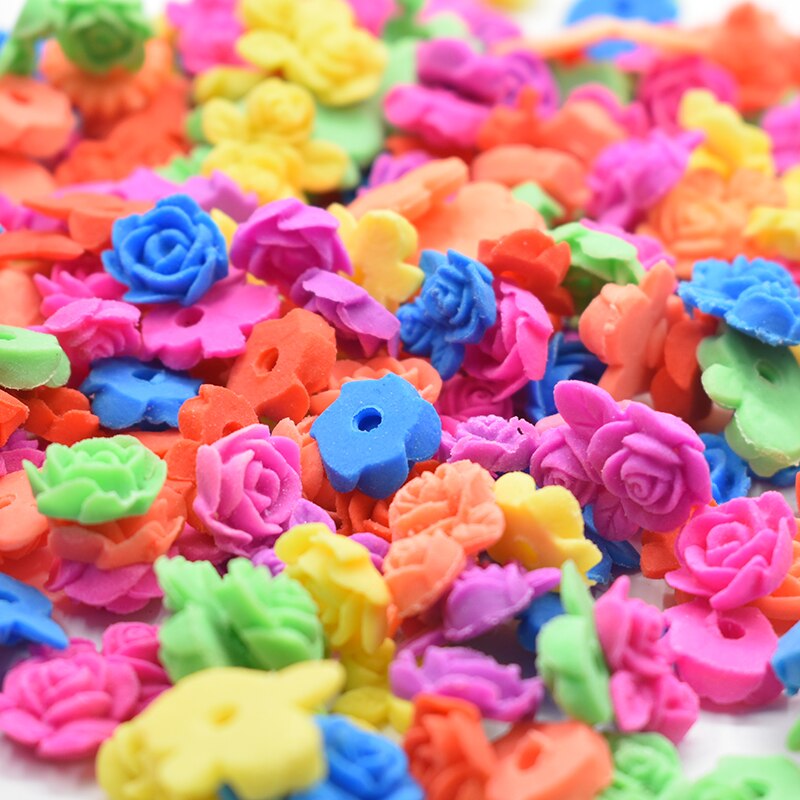 100g/lot Colorful Flowers Shape EVA Grow Up Toys P... – Grandado