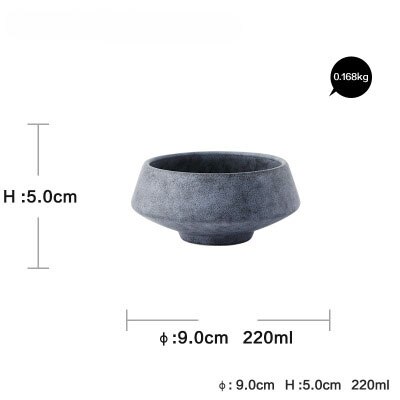 Solid Grey colored marble ceramic bowl EU ceramic ... – Grandado