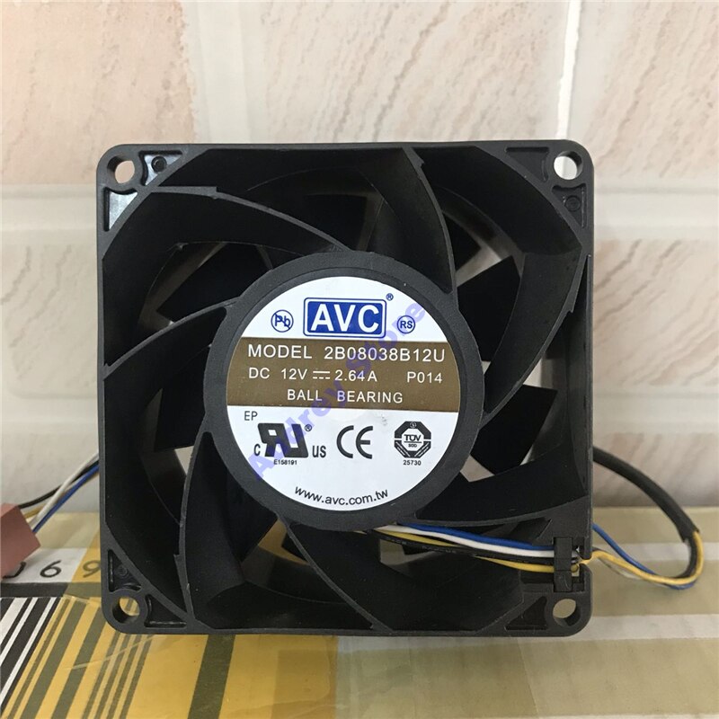 Avc 2B08038B12U 8038 12V 2.64A 4 Draad Temperatuur... – Grandado