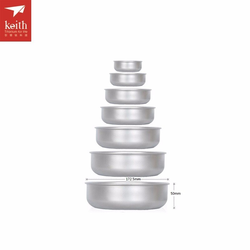 Keith Titanium Bowl Camping Bowl Picnic Bowl A Set... – Grandado