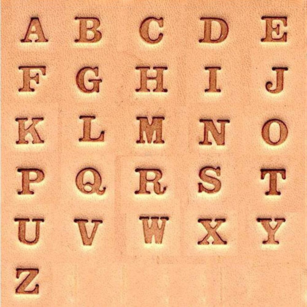 6Mm Carbon Staal Ponsen Gouden Alfabet Stamper Bri... – Grandado