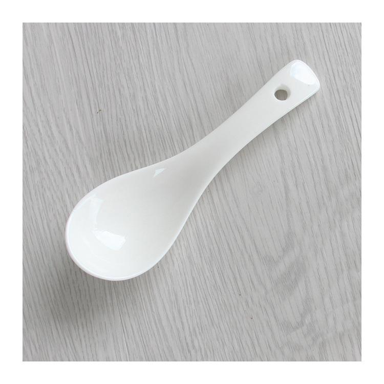 [factory Direct ] Pure White Ceramic Spoon, Restau... – Vicedeal