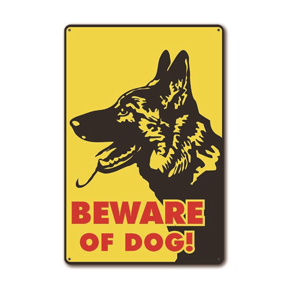 Attention Bar Home Safety Sticker Dog Warning Sign... – Grandado