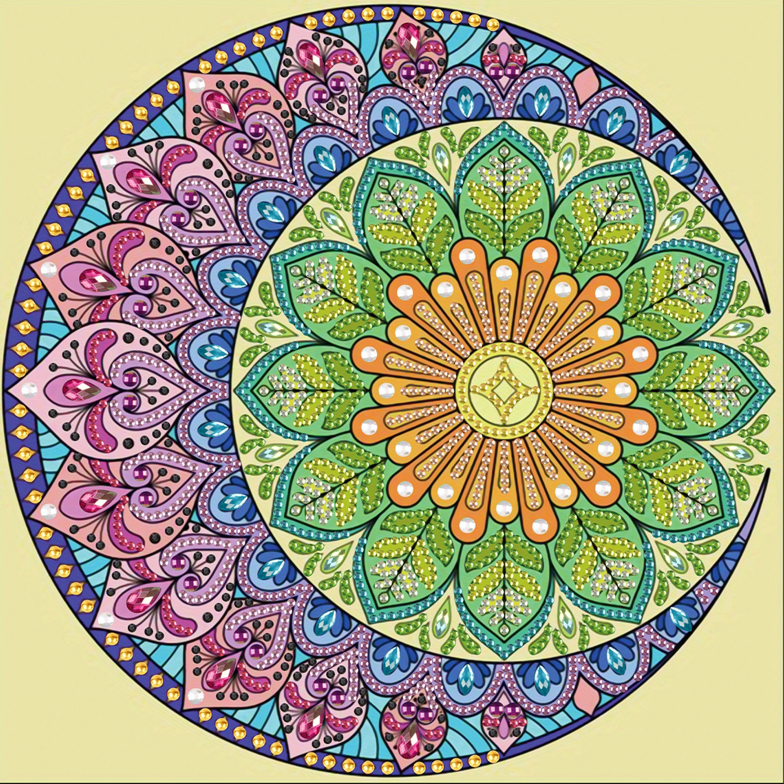 DIY Circular Mandala 5D Special Shape Diamond Art ... – Grandado