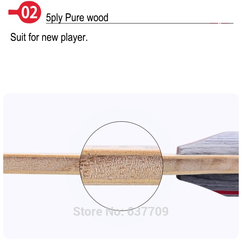 Original Reactor DJ200A table tennis blade racket ... – Grandado