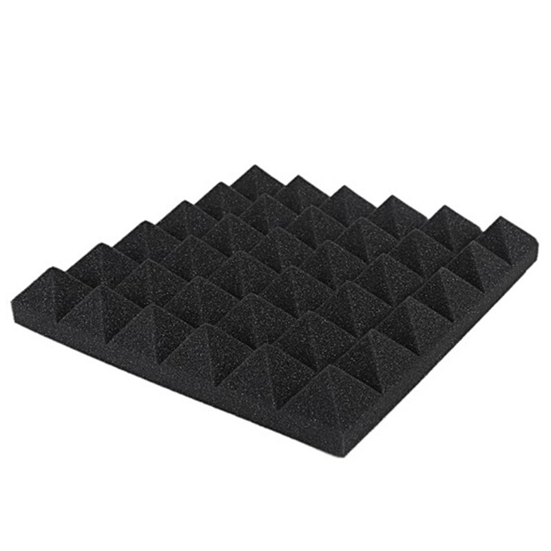 18 Piece Charcoal Acoustic Panel Studio Foam Wedge... – Vicedeal