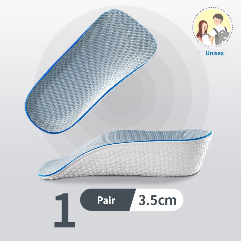 Unisex Invisible Half Height Increase Insole Foam ... – Grandado