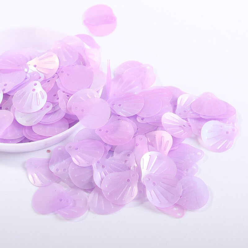 10g/Pack 3-14mm Matte Purple Star Flower Plum Shel... – Grandado