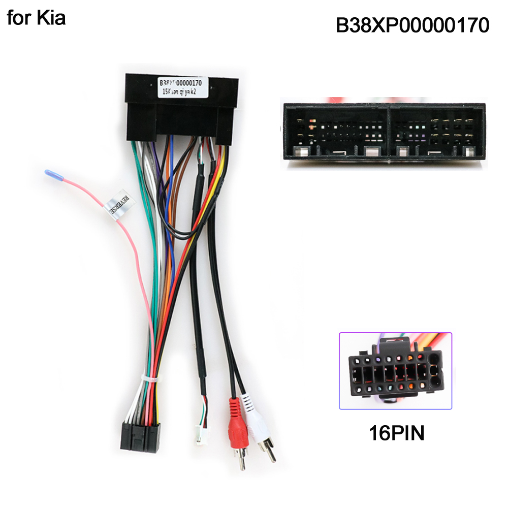 Bosion 16PIN Car Radio ISO Adapter Cable quadlock ... – Grandado