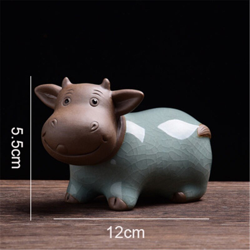 Calf Tea Pet Ornaments Ceramic Home Decorations Zo... – Grandado