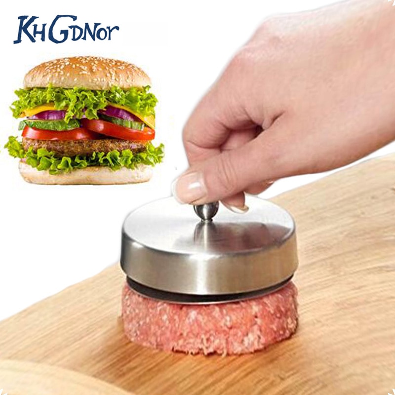 Kitchen Stainless Steel Hamburger Maker Meat Patti... – Grandado