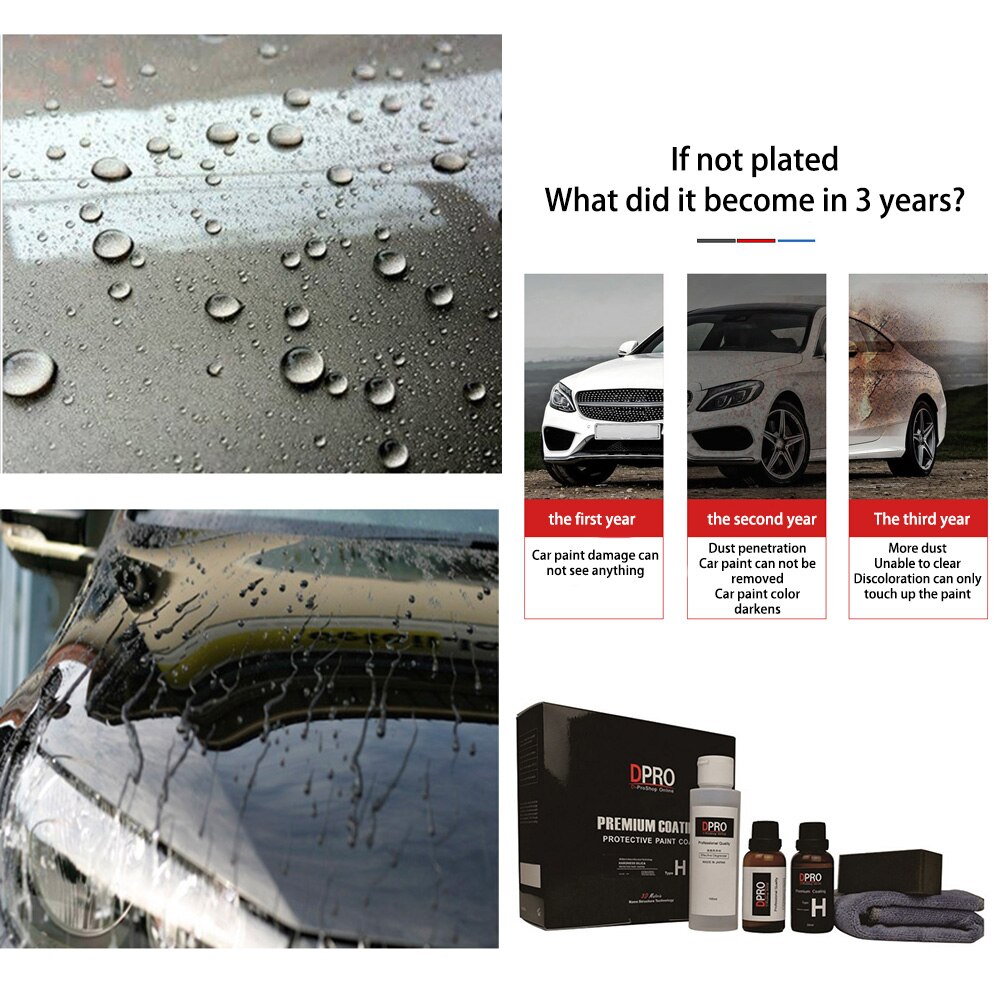 9H Liquid Glass Ceramic Car Coating Waterproof Nan... – Grandado