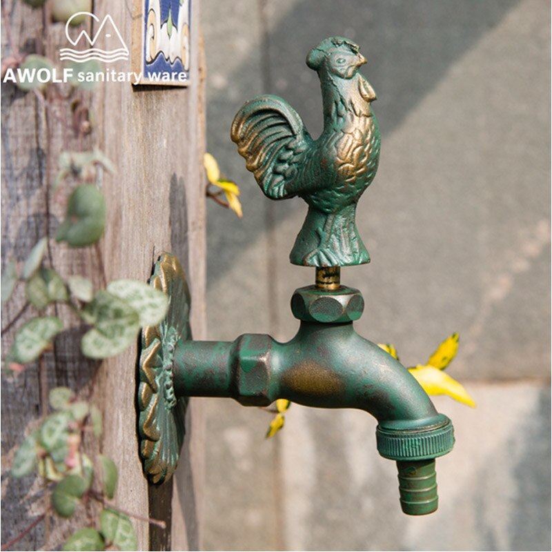 Garden Faucet Art Animal Shape Antique Countryside... – Grandado