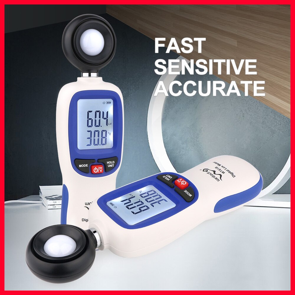 WINTACT Digital Mini Lux Illuminate Light Meter En... – Grandado